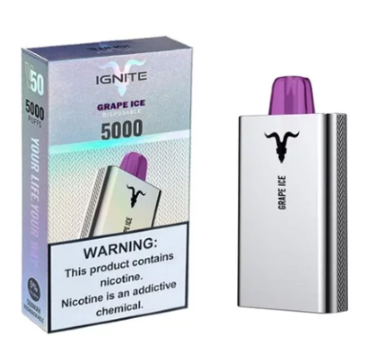 Ignite - V50 - Pod Descartável - 5000Puffs - 5% (50mg) - (Recarregável)